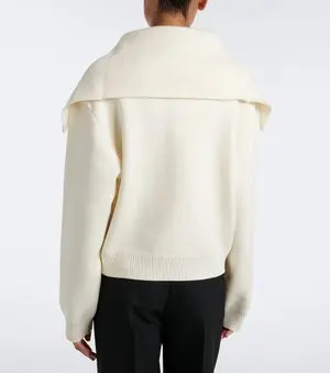 RÓHE Wool Zip-up Sweater