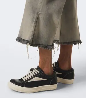 Rick Owens Bolan Cropped Wide-leg Jeans