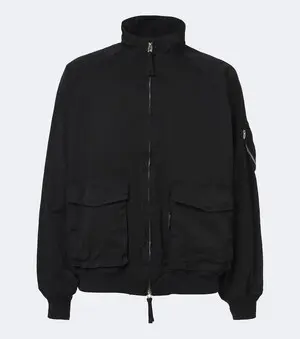 Comme Des Garçons Homme Technical Bomber Jacket - Black