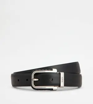 TOD'S Belt In Leather - Black