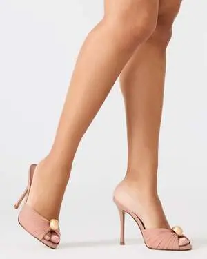Steve Madden Priya /gold Mule Heels
