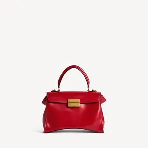 Balenciaga Hourglass Avenue Top Handle Bag Small - Red