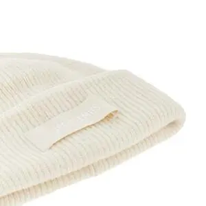 Jacquemus Knitted Beanie Hat With Gros-grain Logo
