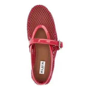 Alaïa Fishnet Ballerina Flats