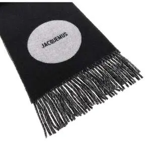 Jacquemus Rond Carré Wool Scarf