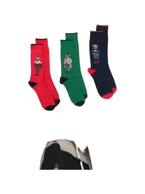 Polo Ralph Lauren Crew Socks 3 Pack - Multi