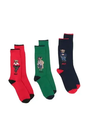 Polo Ralph Lauren Crew Socks 3 Pack - Multi