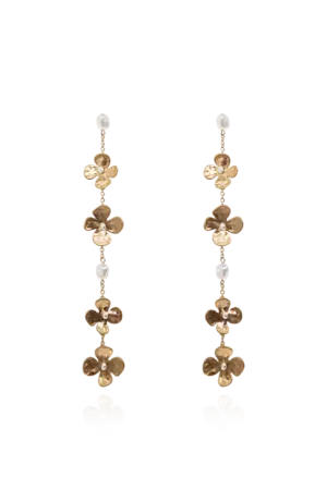 Cult Gaia Lucky" Earrings - Gold