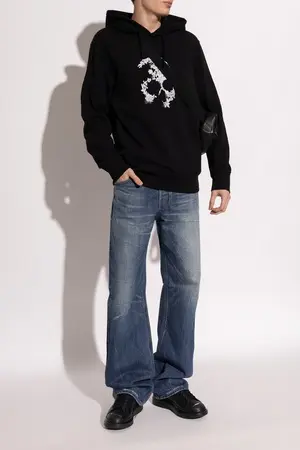 Alexander McQueen Leather Sports Shoes With Logo