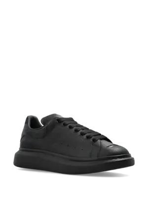 Alexander McQueen Leather Sports Shoes With Logo
