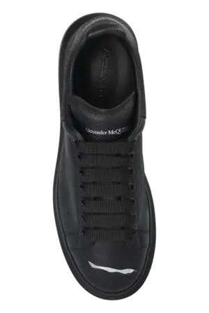 Alexander McQueen Leather Sports Shoes With Logo