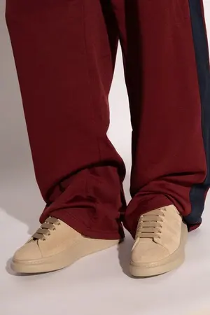 Alexander McQueen Leather Sports Shoes With Logo