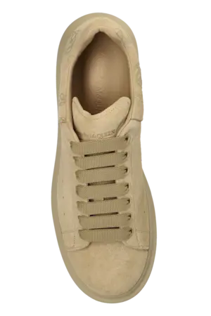 Alexander McQueen Leather Sports Shoes With Logo