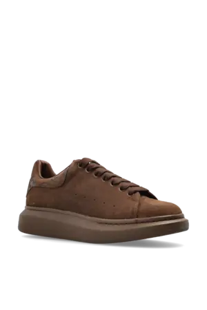 Alexander McQueen Suede Sports Shoes With Logo