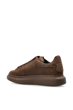 Alexander McQueen Suede Sports Shoes With Logo