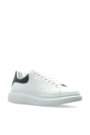 Alexander McQueen Leather Sports Shoes With Logo