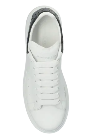 Alexander McQueen Leather Sports Shoes With Logo
