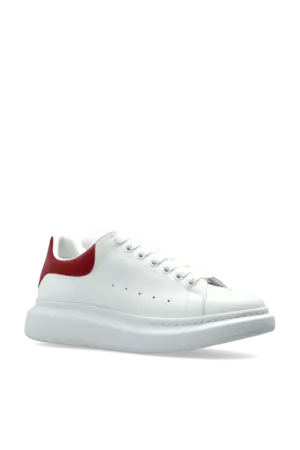 Alexander McQueen Leather Sports Shoes With Logo