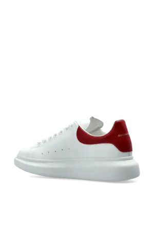 Alexander McQueen Leather Sports Shoes With Logo