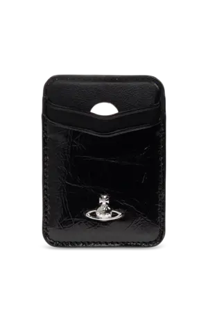 VIVIENNE WESTWOOD Leather Magsafe Card Sleeve