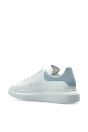 Alexander McQueen Leather Sports Shoes With Logo - White