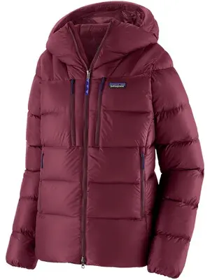 Patagonia Fitz Roy Down Hoody - Red