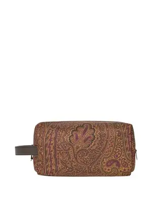 Etro Medium Beauty Case Arnica - Brown