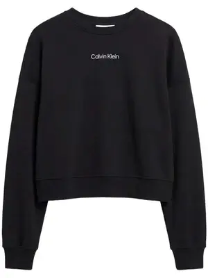 Calvin Klein Brushed French Terry Sweatshirt - Black