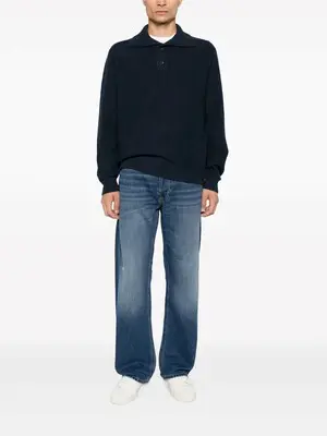 Calvin Klein Wool Pullover Pnl Stitch