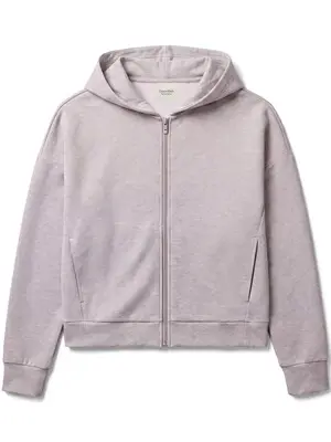 Calvin Klein Cotton Spacer Hoodie - Gray