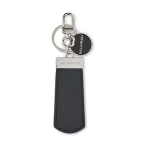 Paul & Shark Saffiano Leather Keyring - Dama Blue