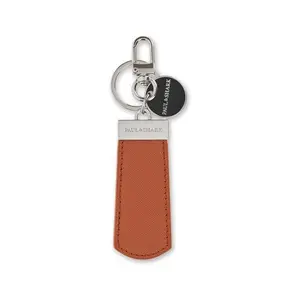 Paul & Shark Saffiano Leather Keyring - Orange