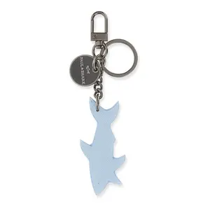 Paul & Shark Shark Saffiano Leather Keyring Skyway