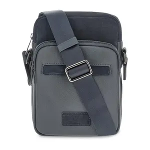 Paul & Shark Firenze Bag In Leather And Suede - Blue