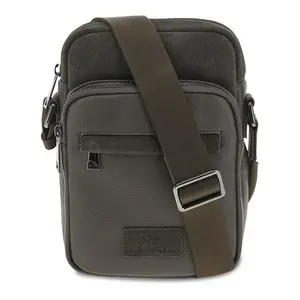 Paul & Shark Firenze Bag In Leather And Suede - Coffee Bean