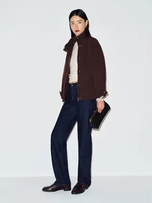 REFORMATION Andrew Canvas Jacket - Brown