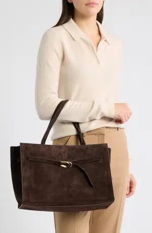 LOEFFLER RANDALL Aidan Suede Tote - Tmoro