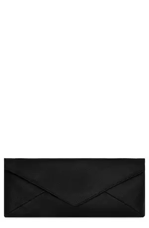 Rebecca Minkoff Item Leather Envelope Clutch - Black