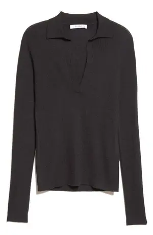 Max Mara Deep V-neck Sweater - Black