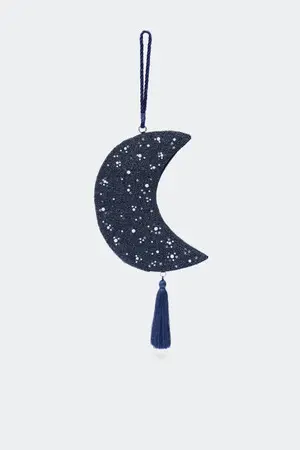 SIMONMILLER Beaded Crescent Wristlet - Navy