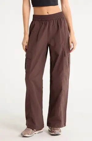 MPG Wide Leg Cargo Pants - Java
