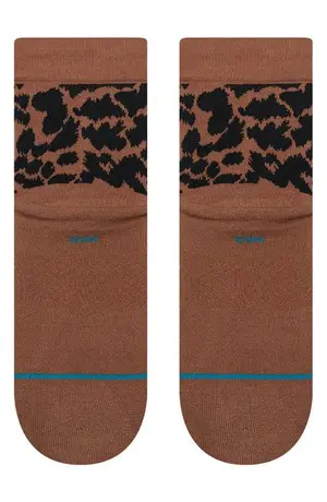 Stance Love Leopard Icon Lowrider Quarter Socks