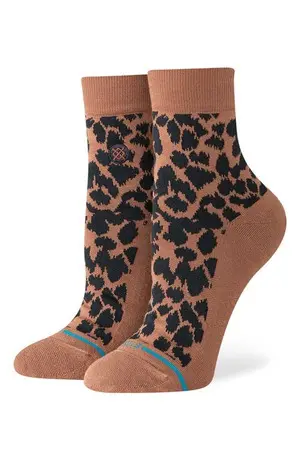 Stance Love Leopard Icon Lowrider Quarter Socks