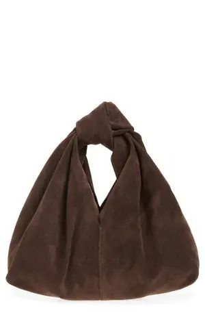LOEFFLER RANDALL Helga Suede Knot Top Handle Bag - Tmoro