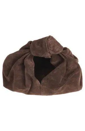 LOEFFLER RANDALL Helga Suede Knot Top Handle Bag
