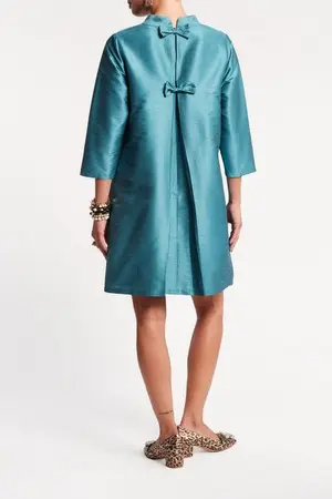 FRANCES VALENTINE Diplomat Mini Dress With Sleeves