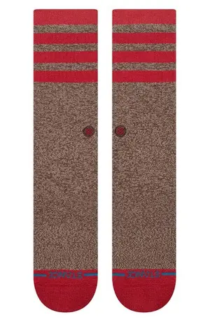 Stance Sock Monkey Crew Socks - Brown