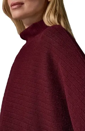 Donna Karan New York Brushed Rib Dolman Sleeve Top