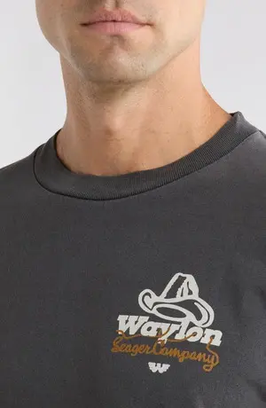 SEAGER CO Lasso Lash Cotton Graphic T-shirt