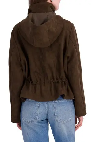 Tahari Ruby Faux Suede Jacket
